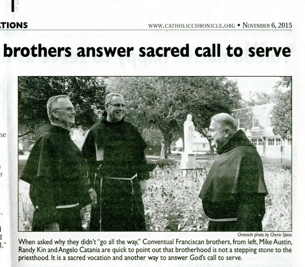 So What Does a Brother Do? – Conventual Franciscan Friars